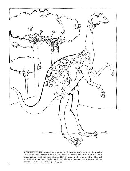 dinosaur tooth coloring page