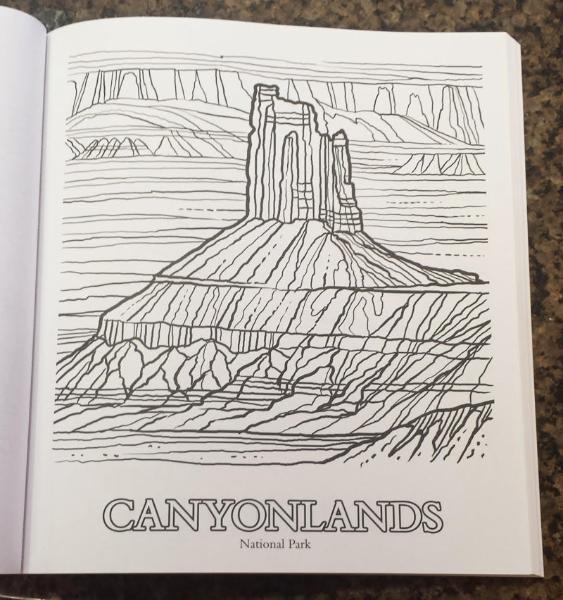 south dakota coloring book