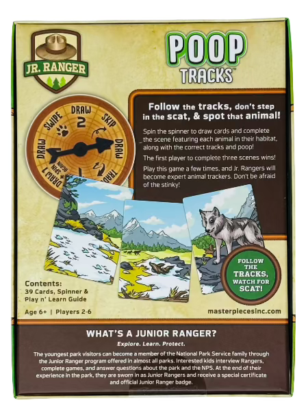 Jr Ranger Poop Tracks Game – Canyonlands Natural History Association