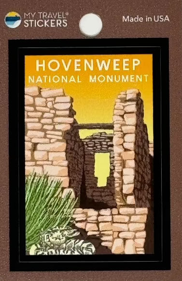 Hovenweep Mini Sticker – Canyonlands Natural History Association