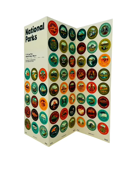 63 National Parks Sticker Pack – Canyonlands Natural History Association