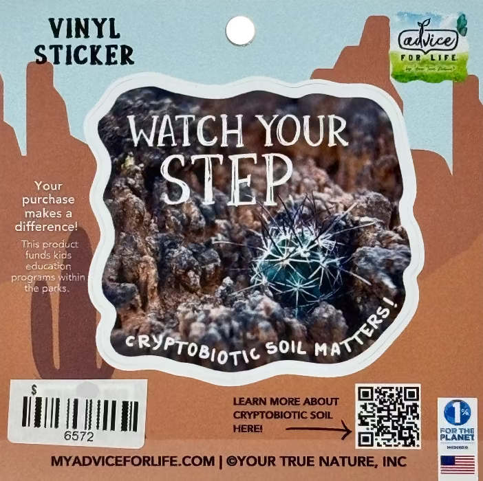 Watch Your Step Sticker – Canyonlands Natural History Association