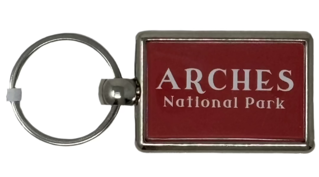 Arches Delicate Arch Keychain – Canyonlands Natural History Association