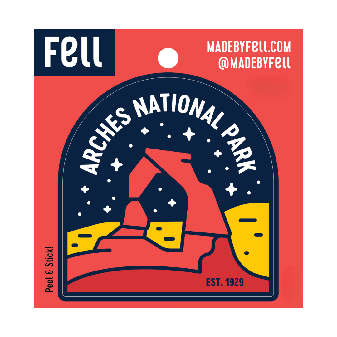 Arches Glow in the Dark Delicate Arch Sticker – Canyonlands Natural ...