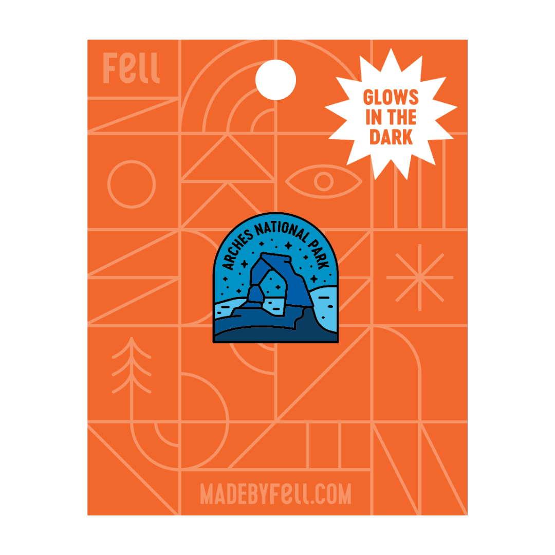 Arches Delicate Arch Glow in the Dark Pin – Canyonlands Natural History ...