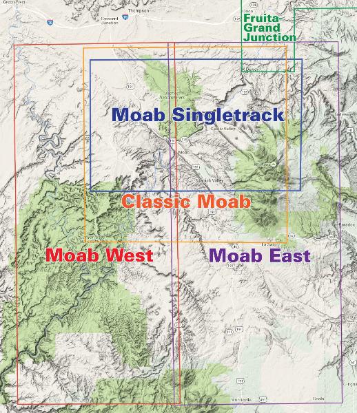 Classic Moab Trails Map – Canyonlands Natural History Association