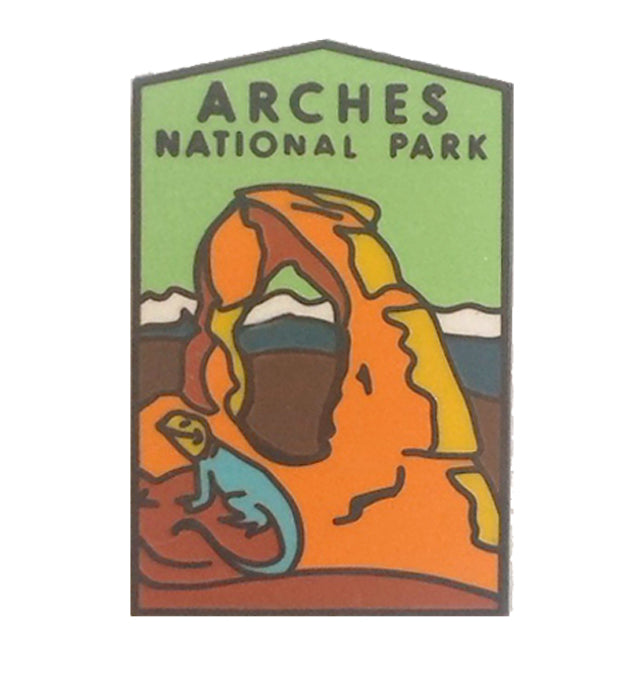 Arches Delicate Arch Lapel Pin – Canyonlands Natural History Association